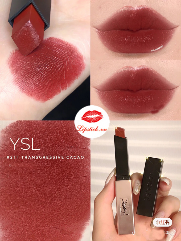 [Review] Son YSL Slim 211 - The Slim Glow Matte - Son YSL Viet Nam